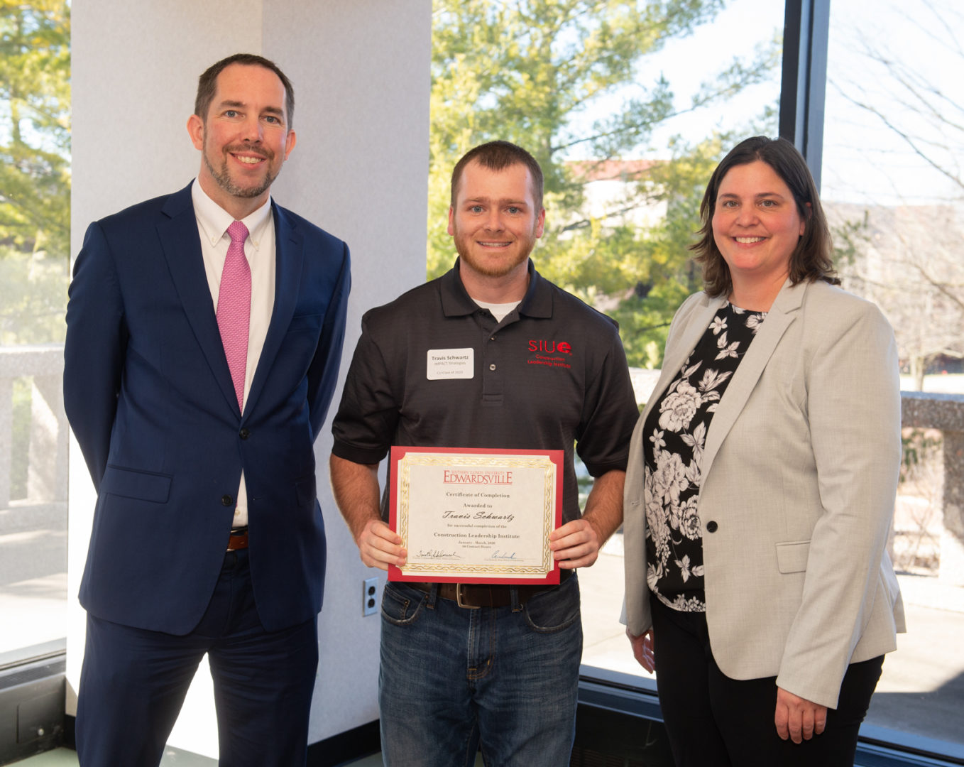 Travis Schwartz Completes SIUE Construction Leadership Institute ...